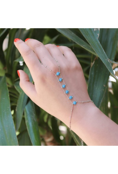 Exist Silver 925 Ayar Gümüş Nazar Göz Taşlı Şahmeran