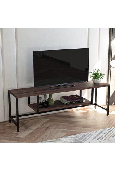 Brady Mobilya Elite Ahşap Tv Ünitesi Ceviz 120 CM Brady Mobilya Elite Ahşap Tv Ünitesi Ceviz 120 CM