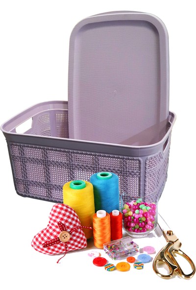 Çarşıdayız Jute Çok Amaçlı Mor Kapaklı Kutu 5 Lt Çarşıdayız Jute Çok Amaçlı Mor Kapaklı Kutu 5 Lt