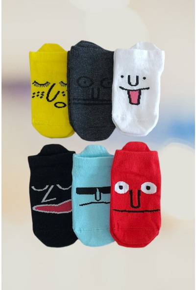 Ollero Çocuk Patik Çorap 6 Çift Pamuklu