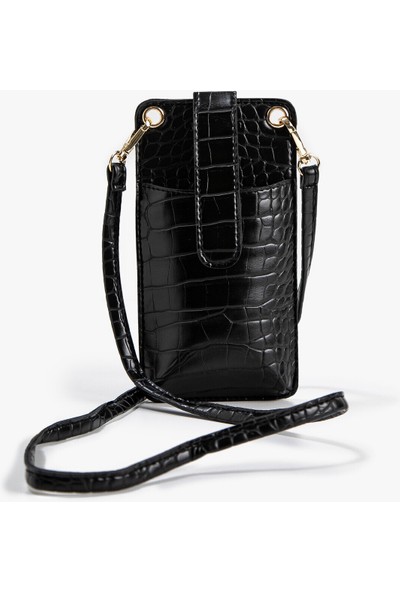 Koton Kroko Deri Görünümlü Mini Çanta