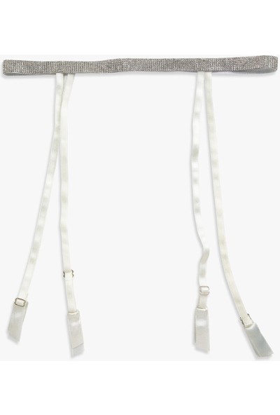 Koton Parlak Taş Detaylı Bridal Jartiyer