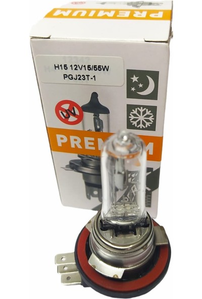 Premium Vw Amarok Oem H15 15/55W Gündüz Far ve Uzun Hüzme Ampulu Premium Vw Amarok Oem H15 15/55W Gündüz Far ve Uzun Hüzme Ampulu
