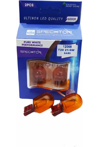 Spechton Fıat Doblo D3-D4 T20 21 5W Turuncu Gündüz Far Ampulu Spechton