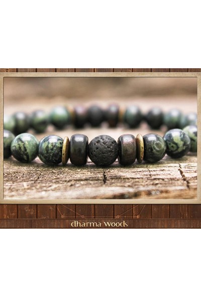 Padore Accessory Erkek - Jade ve Lav Doğal Taşlı Bileklik | Stres Giderici