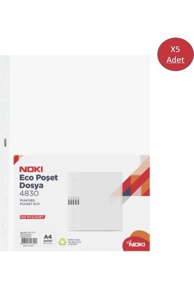 Noki Poşet Dosya Eco 500'lü 4830