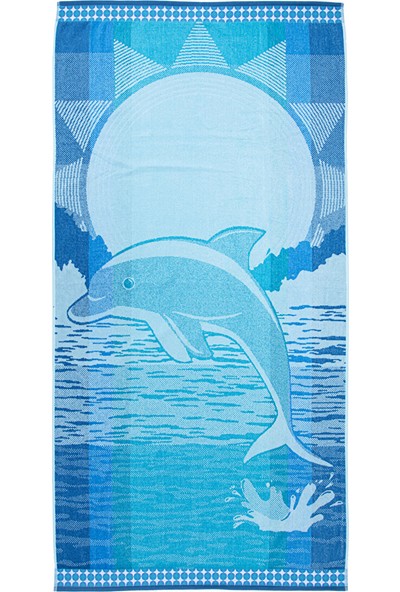 Özdilek Cannes Sun Dolphin Kadife Plaj Havlusu 90X180 Özdilek Cannes Sun Dolphin Kadife Plaj Havlusu 90X180