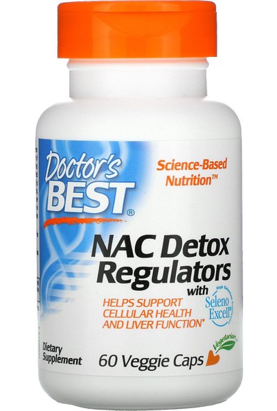 Doctor's Best Nac 600mg Doctors Best Nac Detox Regulators