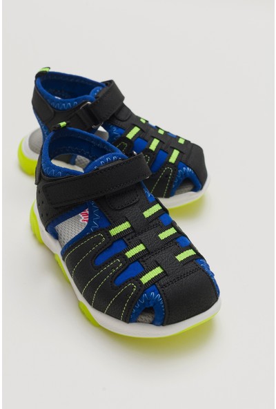 Minipicco Erkek Cocuk Siyah Ortopedik Destekli Outdoor Çocuk Sandalet Minipicco Erkek Cocuk Siyah Ortopedik Destekli Outdoor Çocuk Sandalet