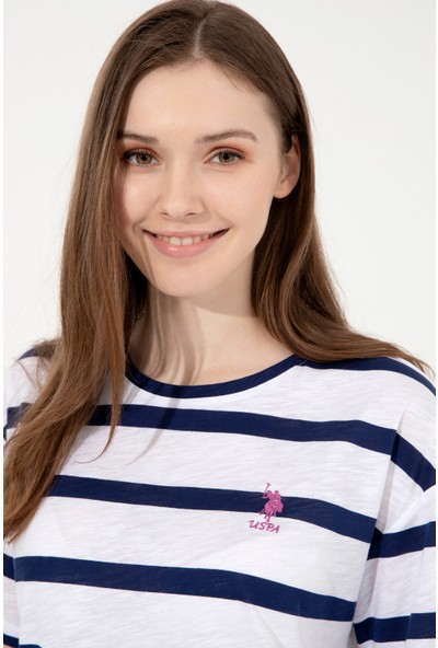 U.S. Polo Assn. Kadın Lacivert T-Shirt 50248141-VR033
