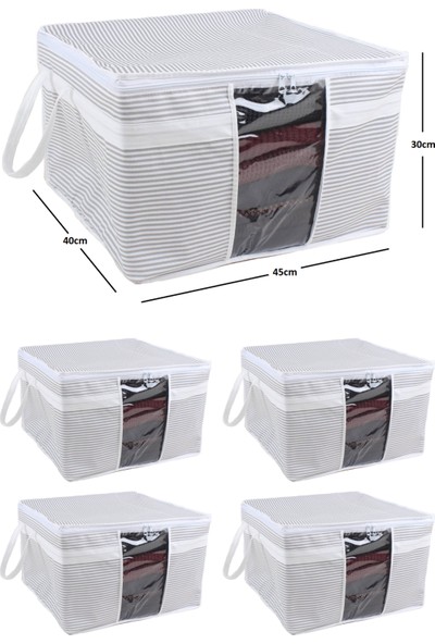 Esti 4 Adet - Kazak Hurç Pencereli 45X40X30 cm Esti 4 Adet - Kazak Hurç Pencereli 45X40X30 cm