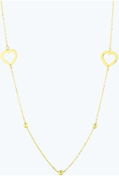 Altınbaş Altın Kalp Kolye
