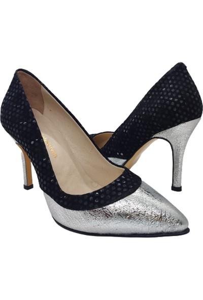 Jade Koleksiyon Jade Koleksiyon Tam Ortopedik Iç Dış Hakiki Deri Topuklu Ayakkabı