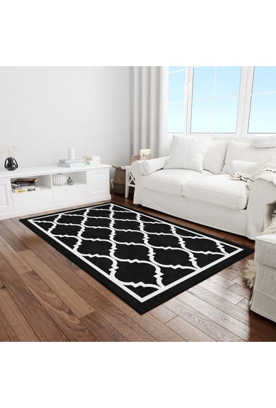 Ytr Home  Dijital Baskı Kaymaz Taban Yıkanabilir Halı  E1003-4