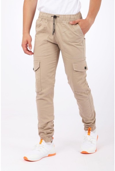 Pina Kids Erkek Çocuk Beli Lastikli Kargo Pantolon 2-15 Yaş