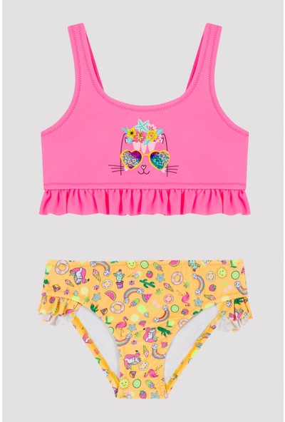 Kız Çocuk Holiday Halter Bikini Takımı