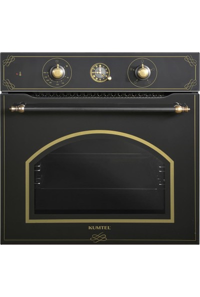 Kumtel Rustik Siyah Cam Ankastre Fırın Kumtel Rustik Siyah Cam Ankastre Fırın