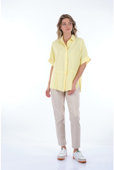 Seçil Sarı Kadın Gömlek 2212201045