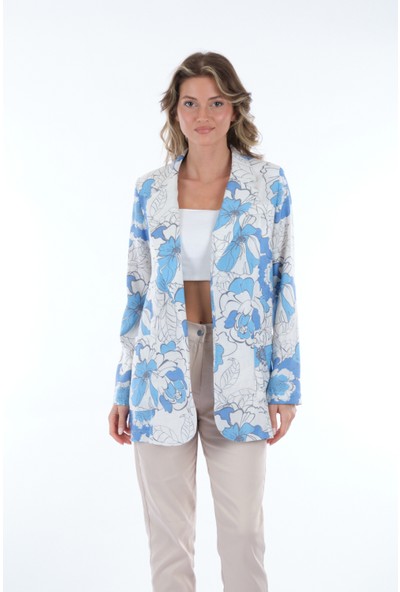 Seçil Mavi Kadın Ceket 2212401098