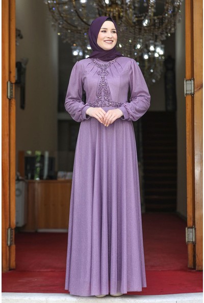 Amine Hüma Miray Abiye Lila