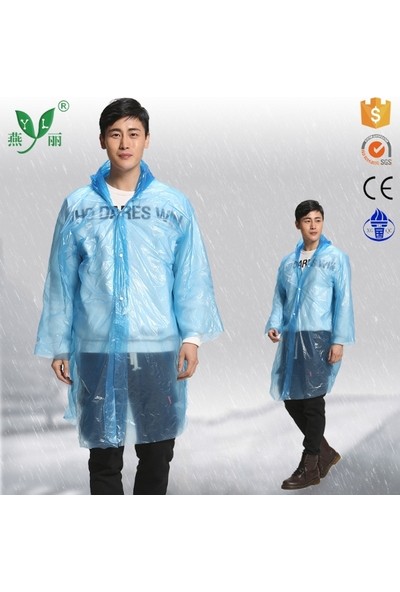NZM Ticaret Ince Şeffaf Yağmurluk