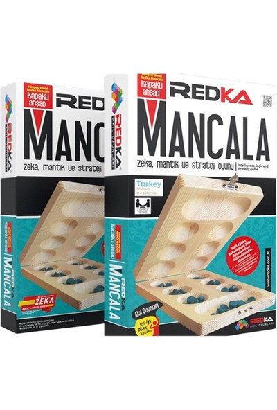 Redka Kapaklı Ahşap Mancala