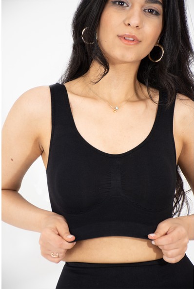 MiaTermal Siyah Kadın Sütyen Korse