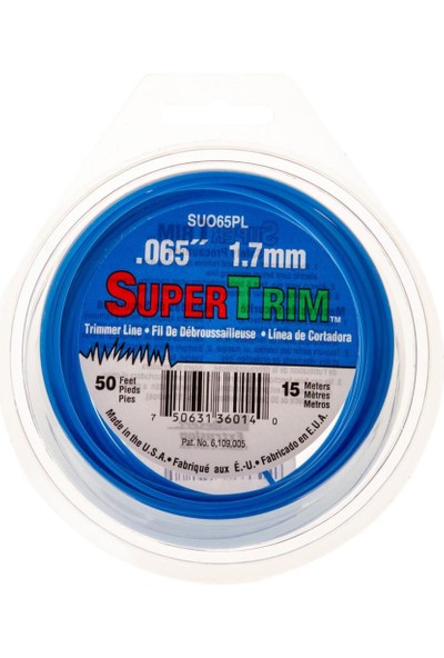 Super Trim Zıpkın Misinası 1.7 mm 15 M Mavi Supertrım Super Trim Zıpkın Misinası 1.7 mm 15 M Mavi Supertrım