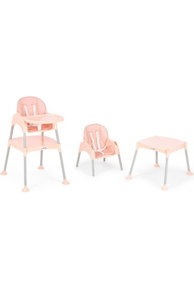 Baby Door Babydoor & Mama Flora Çalışma Masalı Pedli Mama Sandalyesi Somon 3 In 1 Baby Door Babydoor & Mama Flora Çalışma Masalı Pedli Mama Sandalyesi Somon 3 In 1