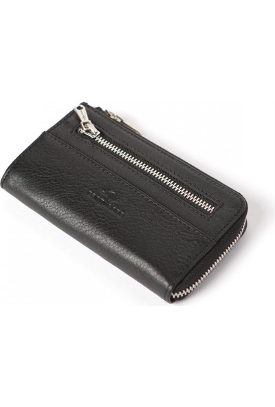 Deriderim Siyah Fermuarlı Deri Anahtarlık Deriderim Siyah Fermuarlı Deri Anahtarlık