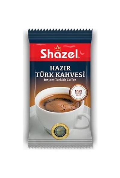Shazel Hazır Türk Kahvesi Sade 7 gr 5'li Shazel Hazır Türk Kahvesi Sade 7 gr 5'li
