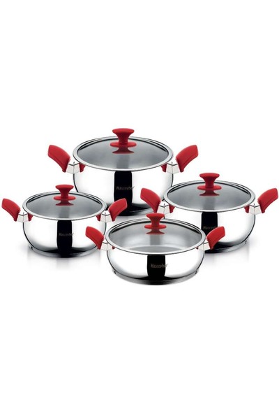 Hascevher Manolya 8 Parça Tencere Seti