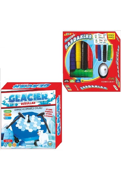 Zekice Heyecanlı Bardaklar ve Buz Tuzağı Oyunu Iki Oyun Bir Arada Aile Oyunları Zekice Heyecanlı Bardaklar ve Buz Tuzağı Oyunu Iki Oyun Bir Arada Aile Oyunları