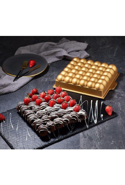 Smart Chef Döküm Kar Topu Kek Kalıbı Smart Chef Döküm Kar Topu Kek Kalıbı