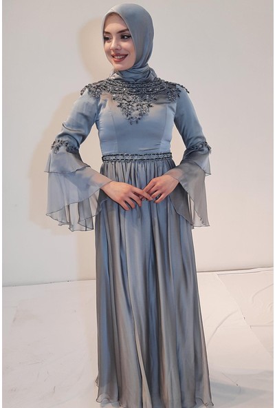 Abiye Sepetim Tuana Uzun Janjan Kumaş Tesettür Abiye 16740 Abiye Sepetim Tuana Uzun Janjan Kumaş Tesettür Abiye 16740