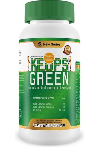 Keops Green Çinko ve Mangan Içerikli Sıvı Izelement Karışımlı Gübre 1 Litre Keops Green Çinko ve Mangan Içerikli Sıvı Izelement Karışımlı Gübre 1 Litre