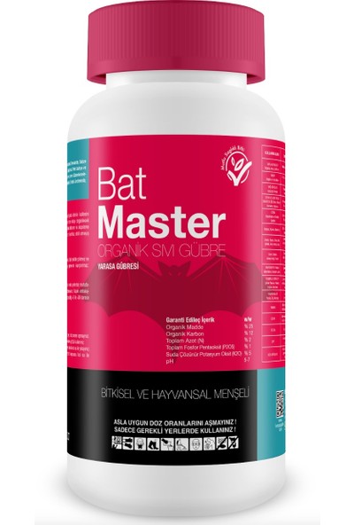 Bat Master Sıvı Organik Yarasa Gübresi 20 Litre