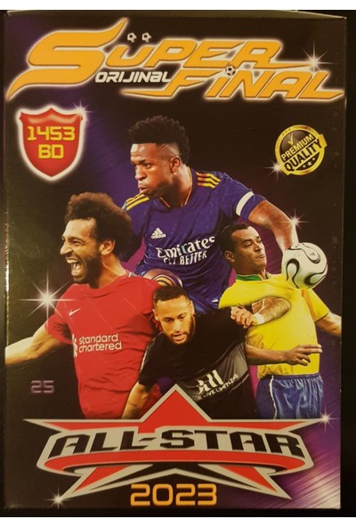 1453 Bd Süper Final 2023 All Star Yeni Sezon Futbolcu Kartları 400 Kart 1453 Bd Süper Final 2023 All Star Yeni Sezon Futbolcu Kartları 400 Kart