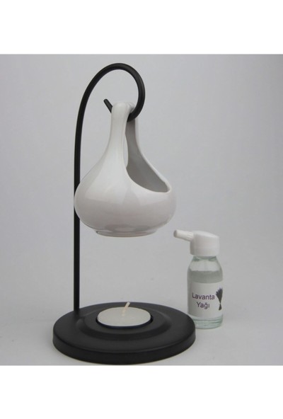 Hediye Sandalı Standlı Beyaz Renkli Buhurdanlık Hediye Sandalı Standlı Beyaz Renkli Buhurdanlık