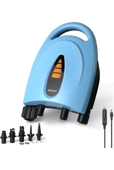 AirBank Dc 12V 18PSI Çift Kademeli Taşınabilir Hava Pompası (Yurt Dışından) AirBank Dc 12V 18PSI Çift Kademeli Taşınabilir Hava Pompası (Yurt Dışından)