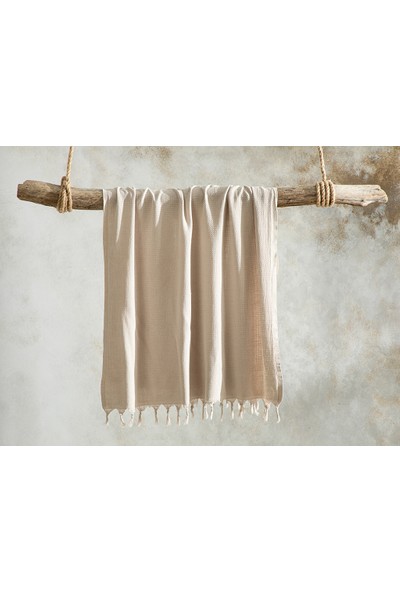 English Home Stonewash Pamuklu Peştamal 85 x 150 cm Bej
