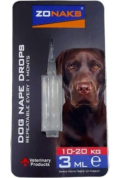 Zonaks Köpek Pire Damlası 3 ml ( 10-20 kg Için ) Zonaks Köpek Pire Damlası 3 ml ( 10-20 kg Için )