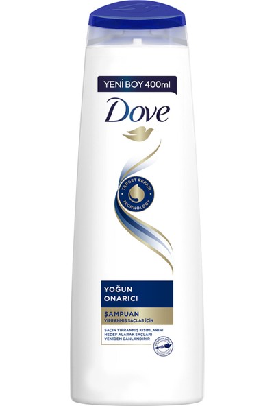 Dove Saç Bakım Şampuanı Yoğun Onarıcı Yıpranmış Saçlar Için 400 ml x 3 Dove Saç Bakım Şampuanı Yoğun Onarıcı Yıpranmış Saçlar Için 400 ml x 3