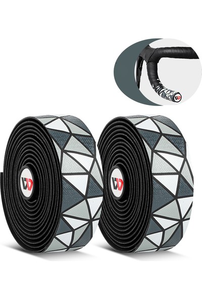 Selamm Geometrik Desenli Bisiklet Gideri Için Bant - Gri (Yurt Dışından) Selamm Geometrik Desenli Bisiklet Gideri Için Bant - Gri (Yurt Dışından)