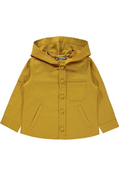 Civil Boys Erkek Çocuk Kapüşonlu Gömlek 2-5 Yaş Hardal