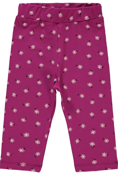 Civil Baby Kız Bebek Uzun Tayt 6-18 Ay Mor