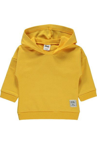 Civil Baby Erkek Bebek Kapüşonlu Sweatshirt 6-18 Ay Sarı Civil Baby Erkek Bebek Kapüşonlu Sweatshirt 6-18 Ay Sarı
