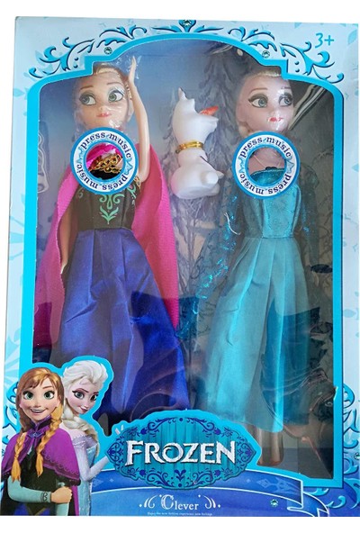 Sole Frozen Şarkı Söyleyen Işıklı Elsa - Anna ve Olaf 30 cm Sole Frozen Şarkı Söyleyen Işıklı Elsa - Anna ve Olaf 30 cm