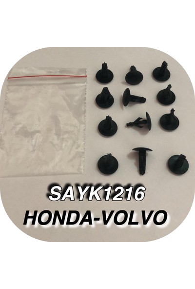 Say Honda - Volvo Döşeme Klips Say Honda - Volvo Döşeme Klips