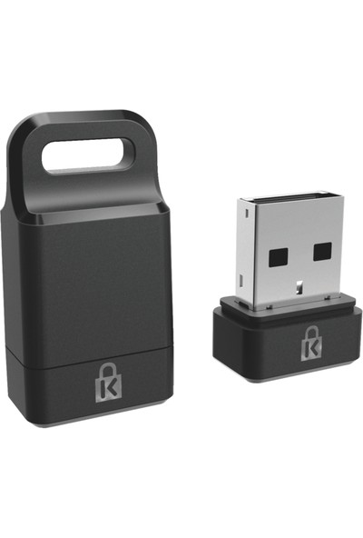 Kensington Verimark Parmak Izi Yetkilendirme, USB Şifreleme Anahtarı, Iki Faktörlü Kimlik Doğrulama, K67977WW